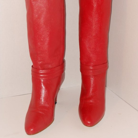 BOOTALINOS BY CORELLI | Shoes | Bootalinos By Corelli Red Leather Boots ...